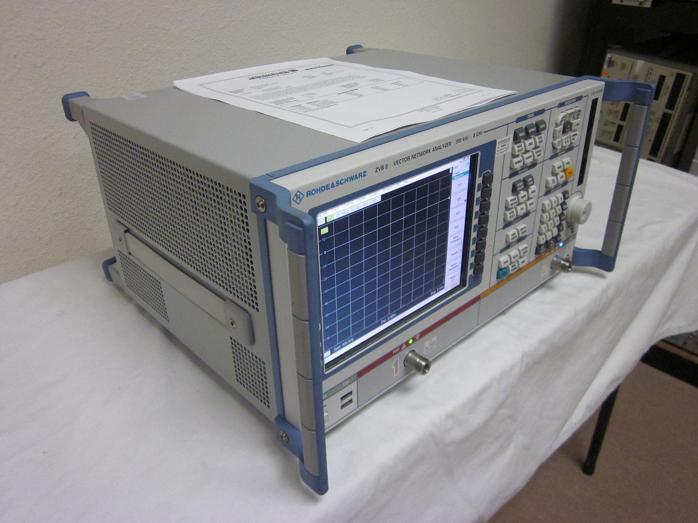 Rohde & Schwarz ZVB8 300 kHz - 8GHz Vector Network Analyzer - CALIBRATED! - Spaulding Surplus